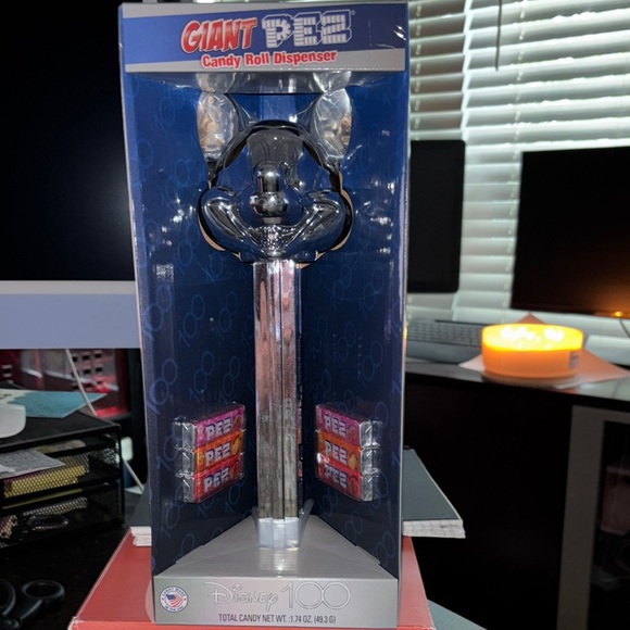 Disney | Toys | Disney Silver And Black Giant Pez Dispenser | Poshmark